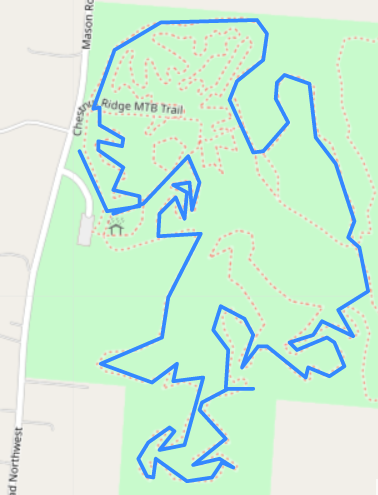 Chestnut-Ridge-Sport-Course-Map | Gators Bike Park